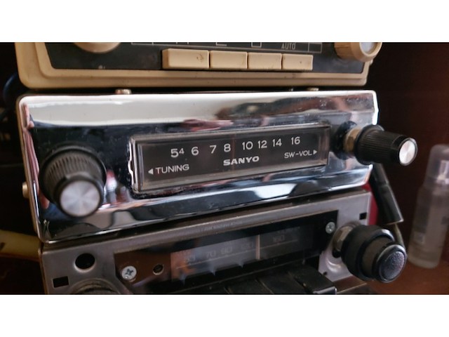 Sanyo oldtajmer radio