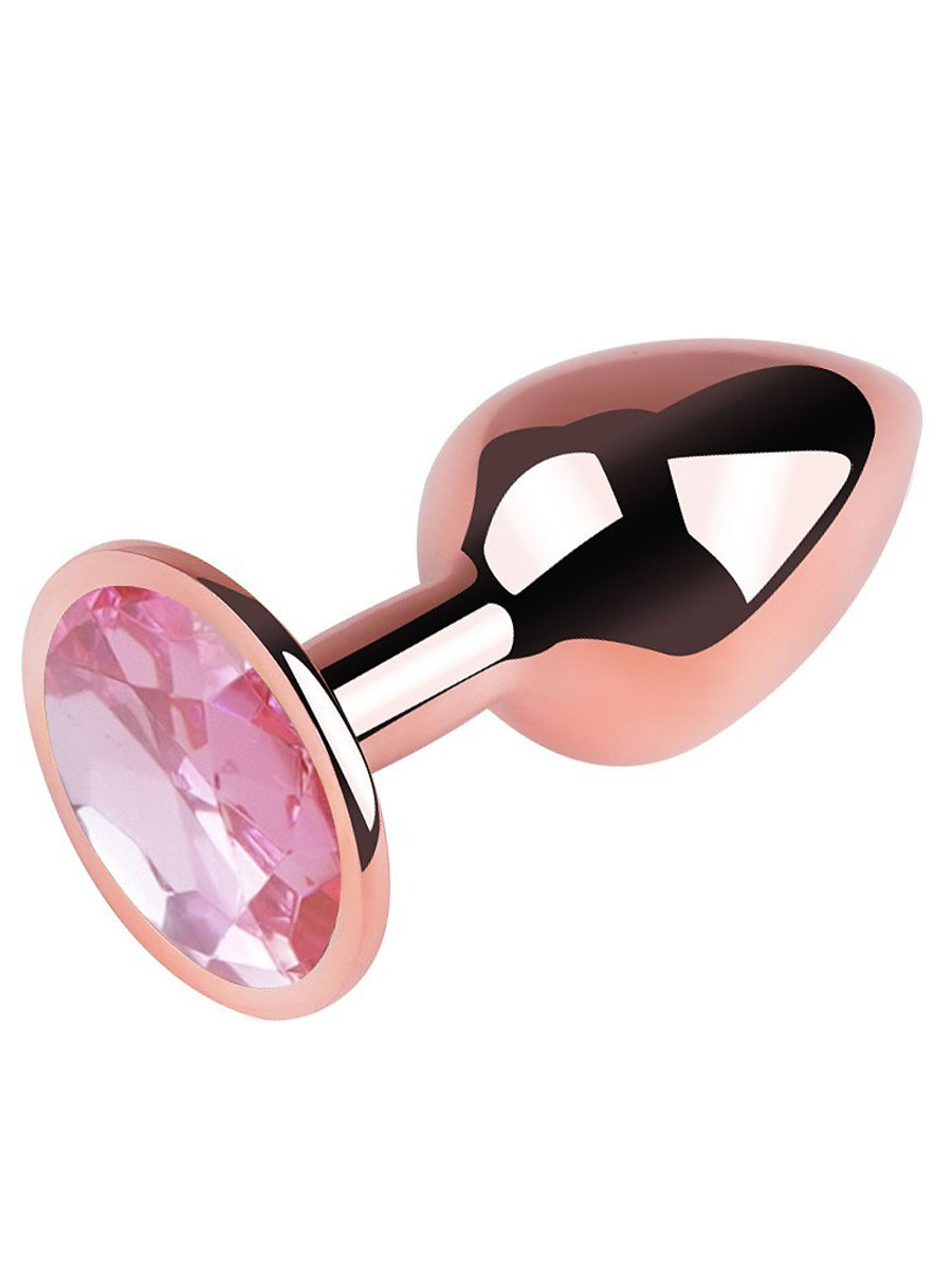 Diamond Rose Gold Butt Plug Medium