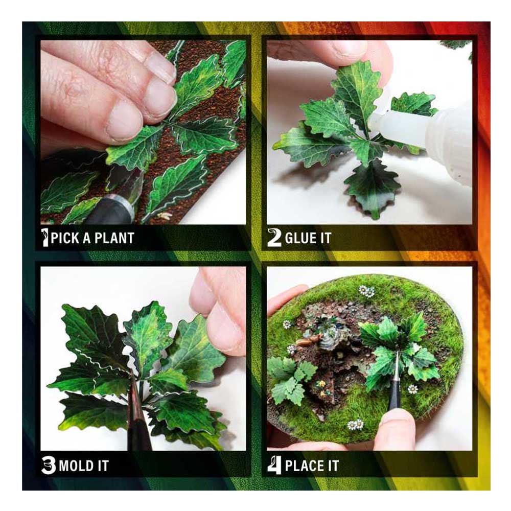 Printed Plants - NINFEA plant (laser cut)