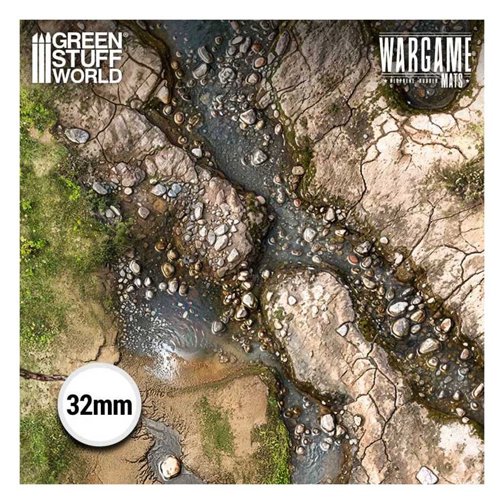 Wargame Mat - 120x120cm (48x48'')- Duskriver Meadows