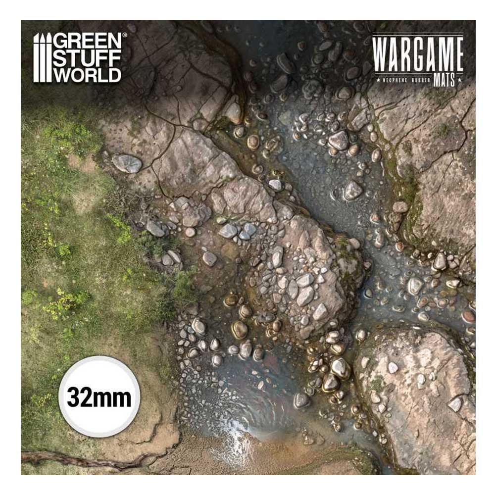 Wargame Mat - 152.5x111.7cm (44x60'')- Duskriver Meadows