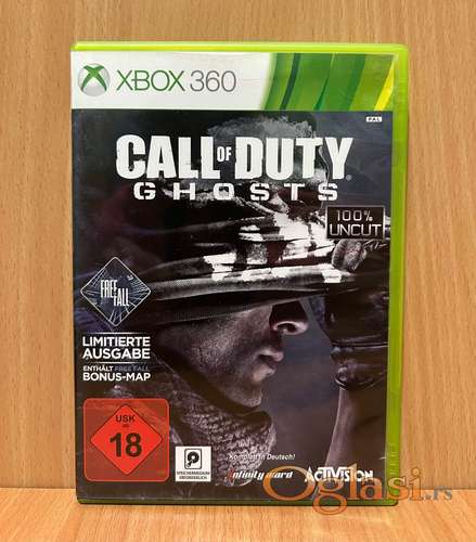CALL of DUTY GHOST za Xbox 360 i ONE
