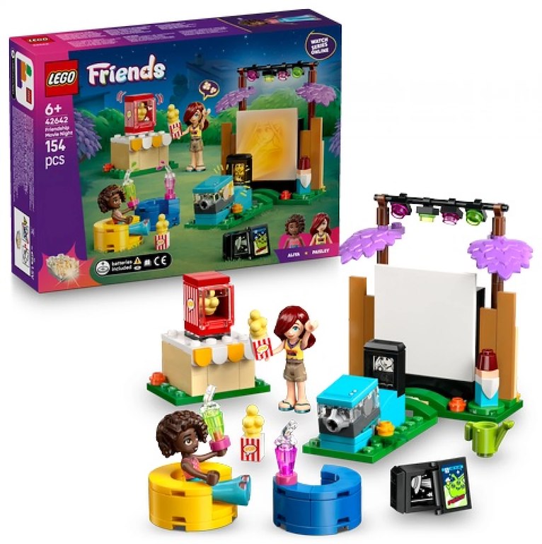 LEGO FRIENDS FRIENDSHIP MOVIE NIGHT