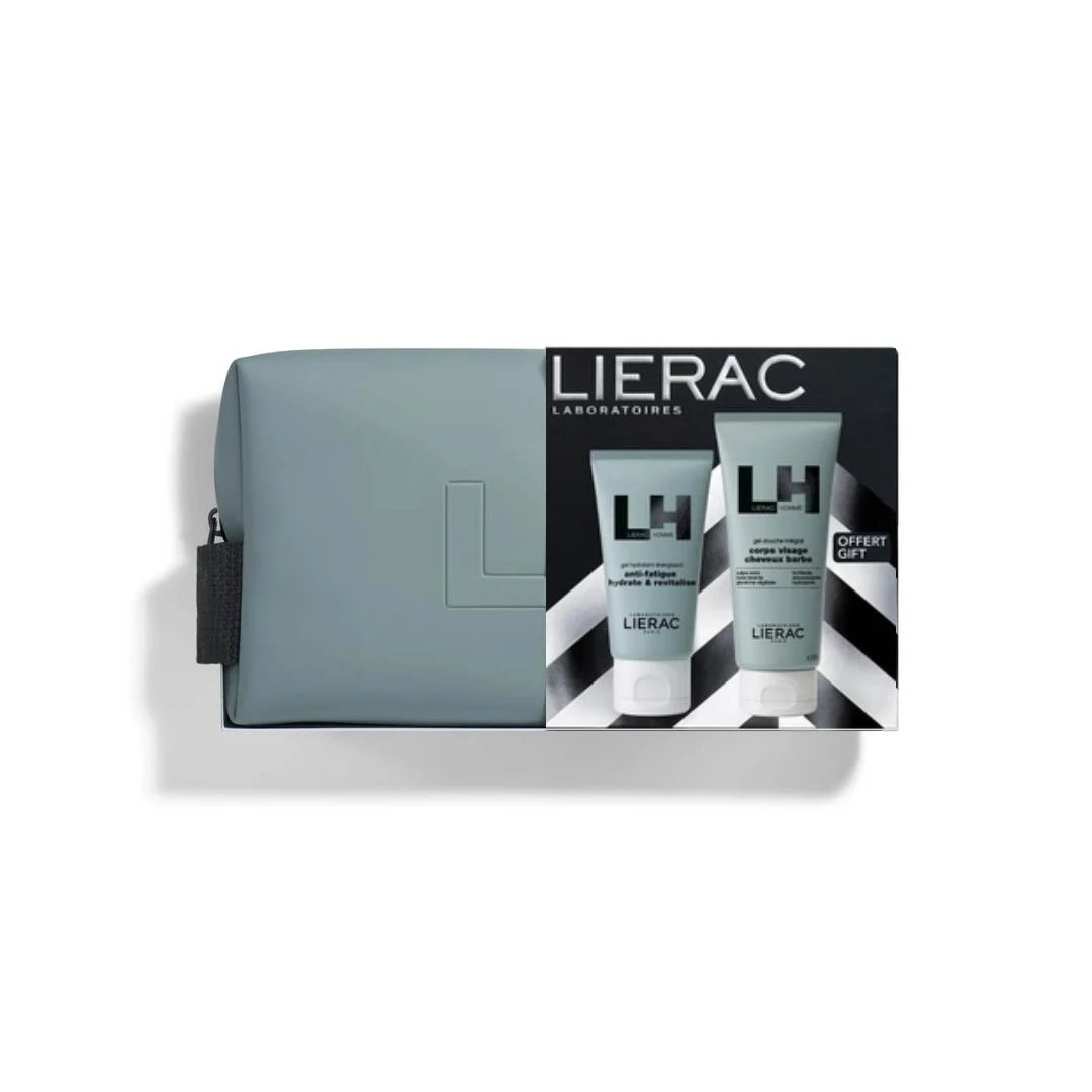 LIERAC PROMO HOMME Gel za Hidrataciju Lica 50 mL i Gel za Tuširanje 200 mL