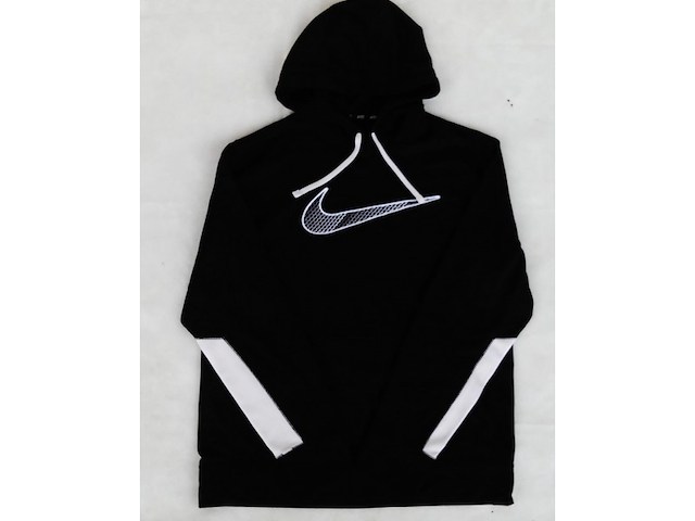 NIKE Therma Fit Hoodie white swoosh tread Mesh Lines  M