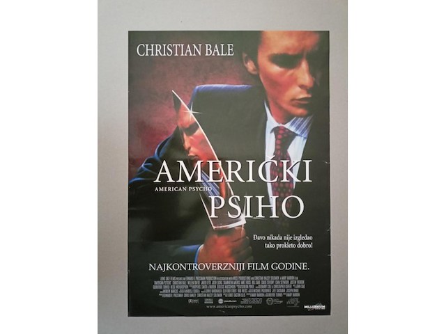 Americki Psiho / American Psycho, 2000 god. Retko !!!