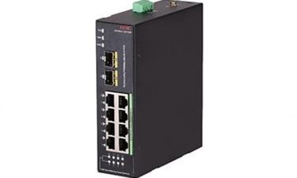 H3C IE4300U-10P-PWR Ind. Eth. Switch, 8x1G PoE+, 2x1G SFP