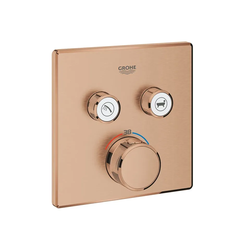 Grohe Grohtherm Smartcontrol Termostatski Mešač Sa 3 Funkcije Brushed Warm Sunset 29124DL0