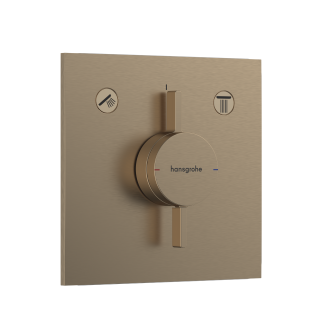 Hansgrohe duoturn e mesac sa prebacivačem i kontrolom protoka 2 funkcije brushed bronze 75417140