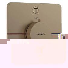 Hansgrohe showerselect comfort q termostatski mesac sa 2 funkcije brushed bronze 15583140