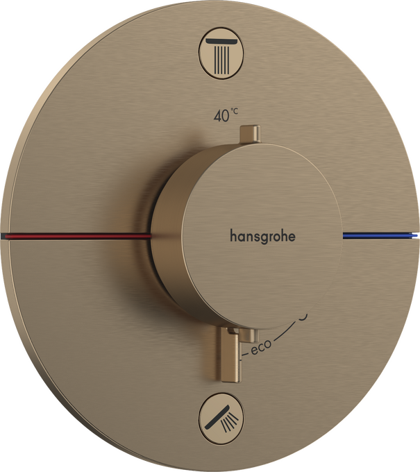 Hansgrohe Showerselect Comfort S termostatski mesac 2 funkcije brushed bronze 15554140