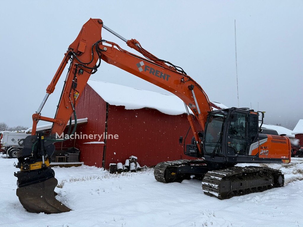 Prodaje se Hitachi ZX 210LC-7 med Engcon EC226 tiltrotator og Leica iCON iXE3 maski bager guseničar na aukciji