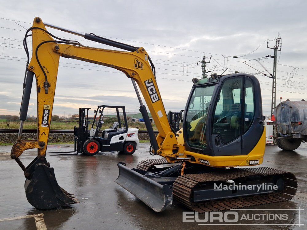 Prodaje se JCB 8080 ZTS mini bager na aukciji