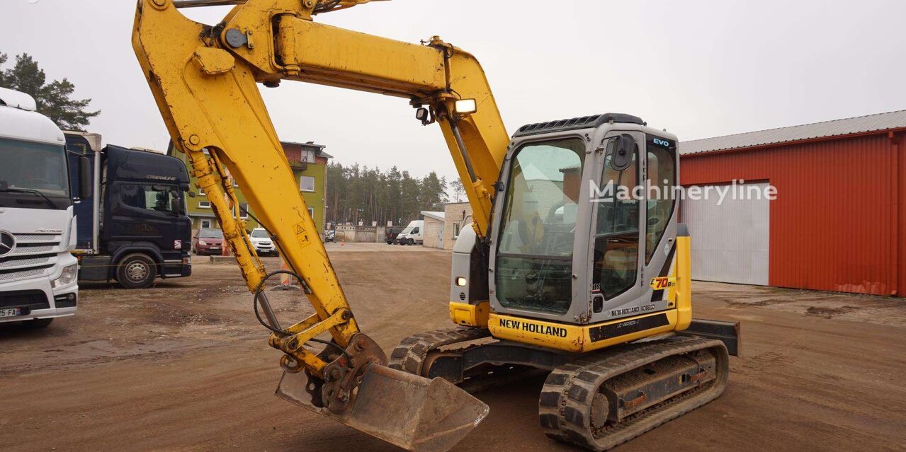 New Holland E70BSR-2 bager guseničar