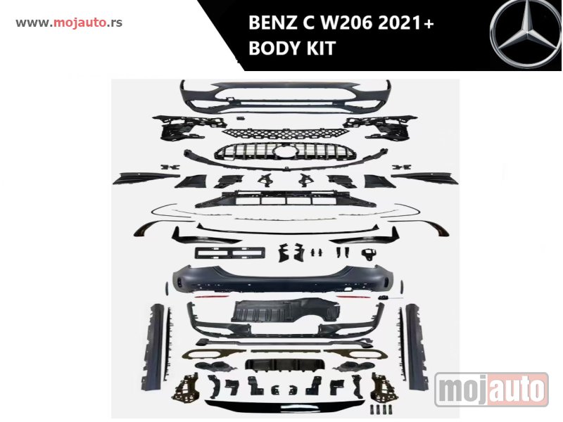 Mercedes C206 body kit 2021+