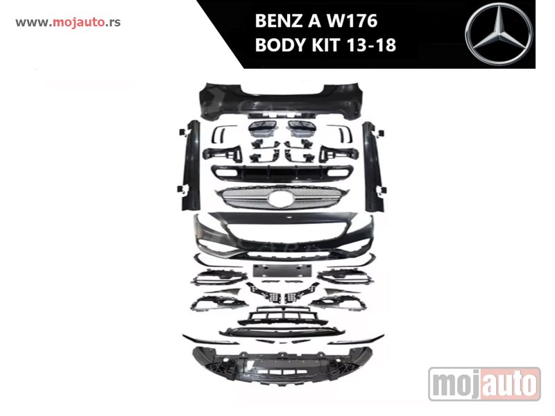 Mercedes Benz A W176 body kit 13-18
