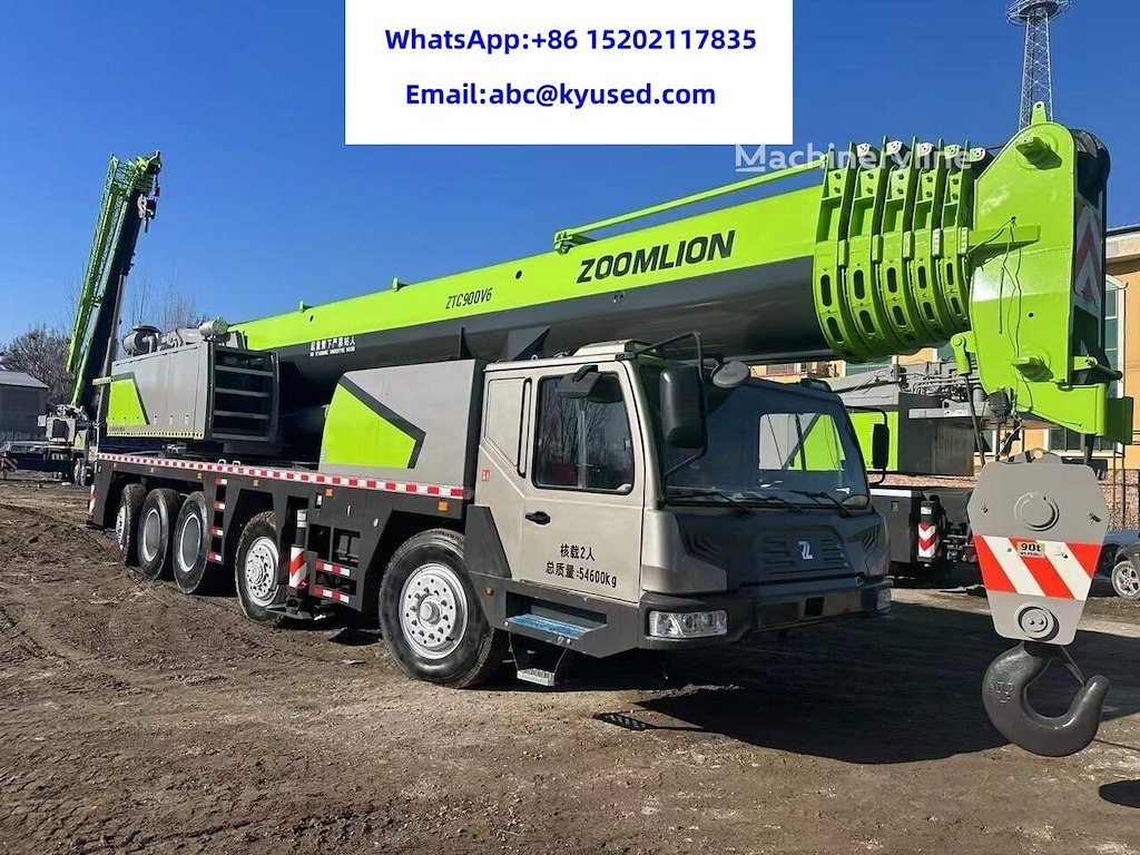 Zoomlion ztc900v ztc1000 ztc1300 ztc1500v 90ton 100ton 130ton 150ton autodizalica