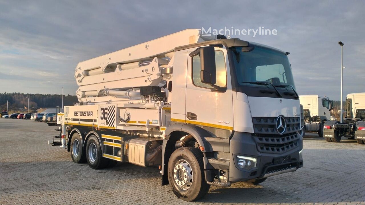 Nova Betonstar BST 36.16-5Z na šasiji Mercedes-Benz ACTROS 2640 pumpa za beton