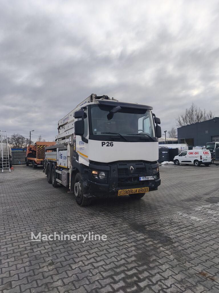 Sermac na šasiji Renault C380 pumpa za beton