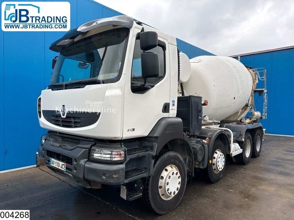 Renault Kerax 410 Dxi 8x4, Leaf suspension, Manual transmission kamion s mešalicom za beton