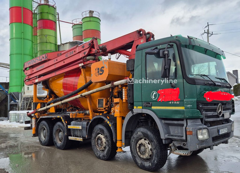 Sermac na šasiji Mercedes-Benz Actros 4146 pumpa za beton
