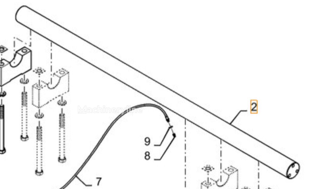 Case 84558552 vratilo za Case 1150M 1150MWT/LGP buldožera