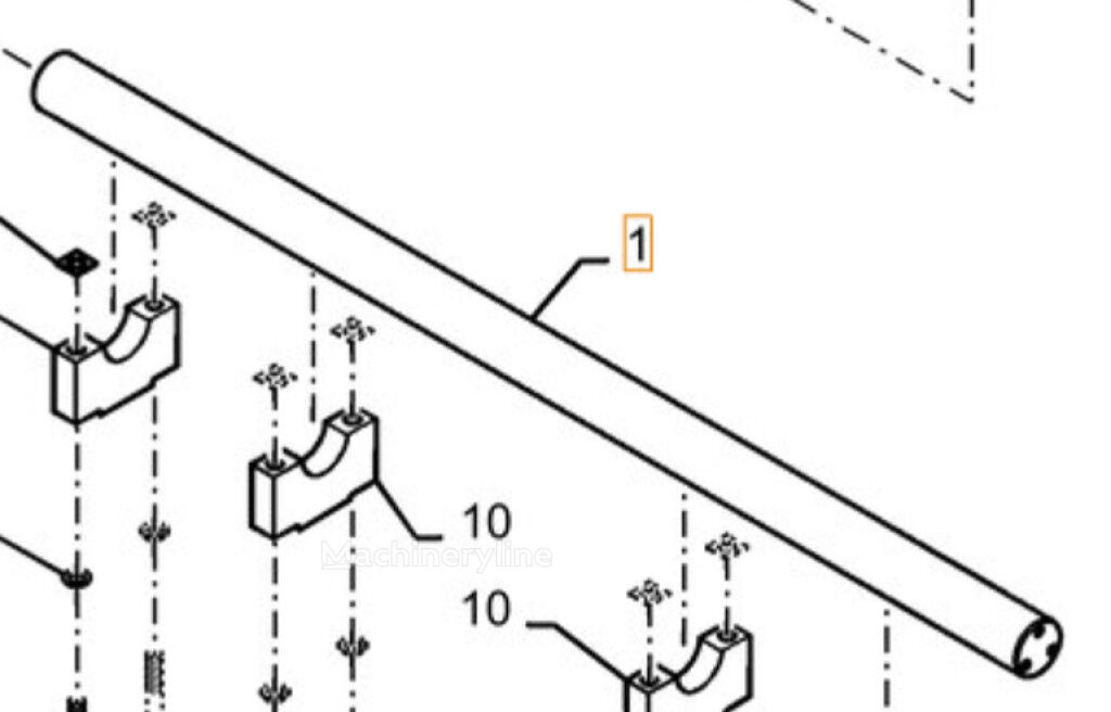 Case 84557681 vratilo za Case D125C D125CLT D150CXLT građevinske mašine