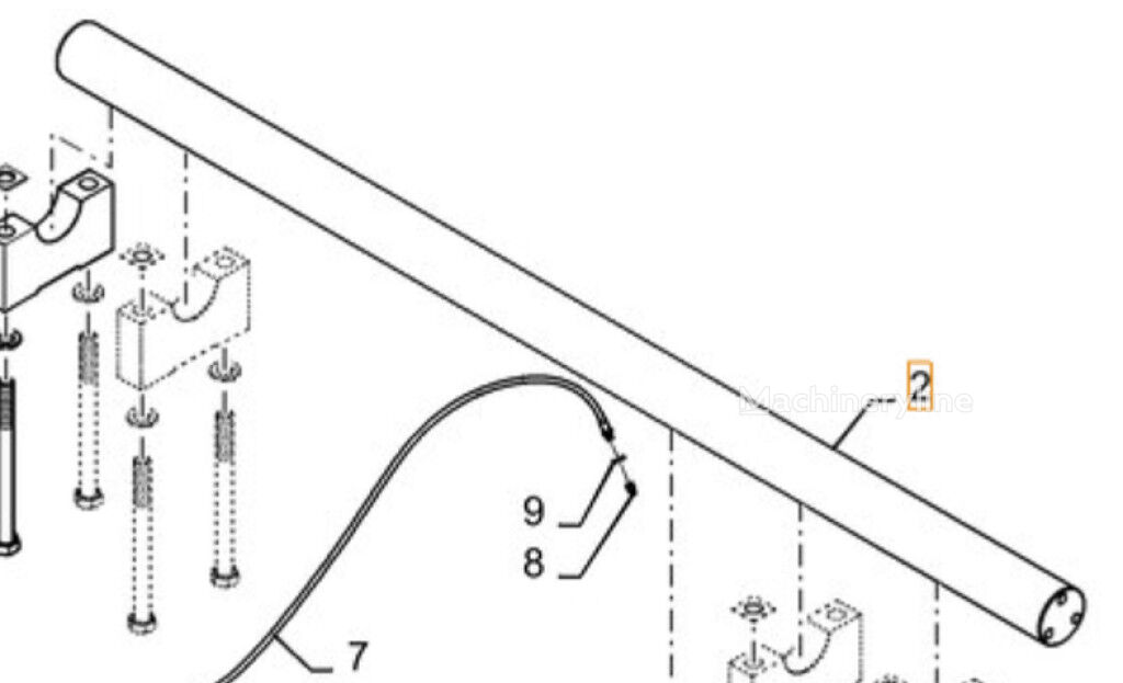 Case 48010044 48010044 priključno vratilo za DC125C DC125CWT/LGP DC125CWT građevinske mašine