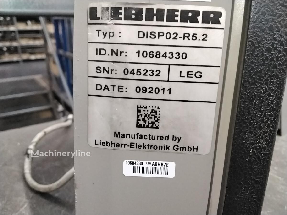 Liebherr monitor za građevinske mašine