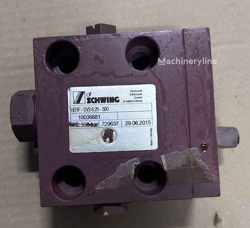 BOOM VALVE Schwing 10036681