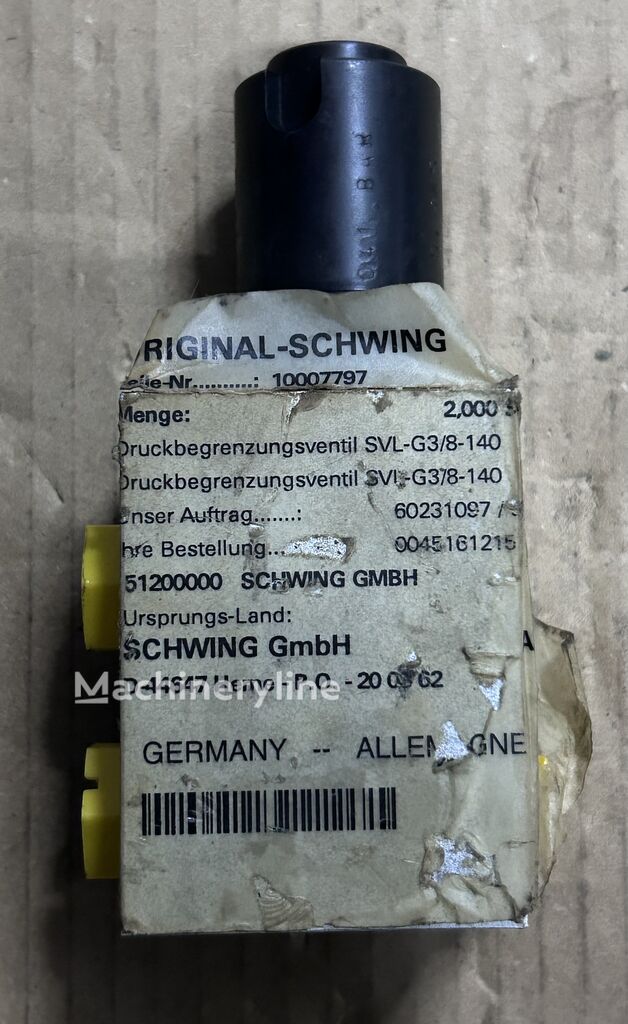 PRESSURE RELIEF VALVE Schwing 10007797