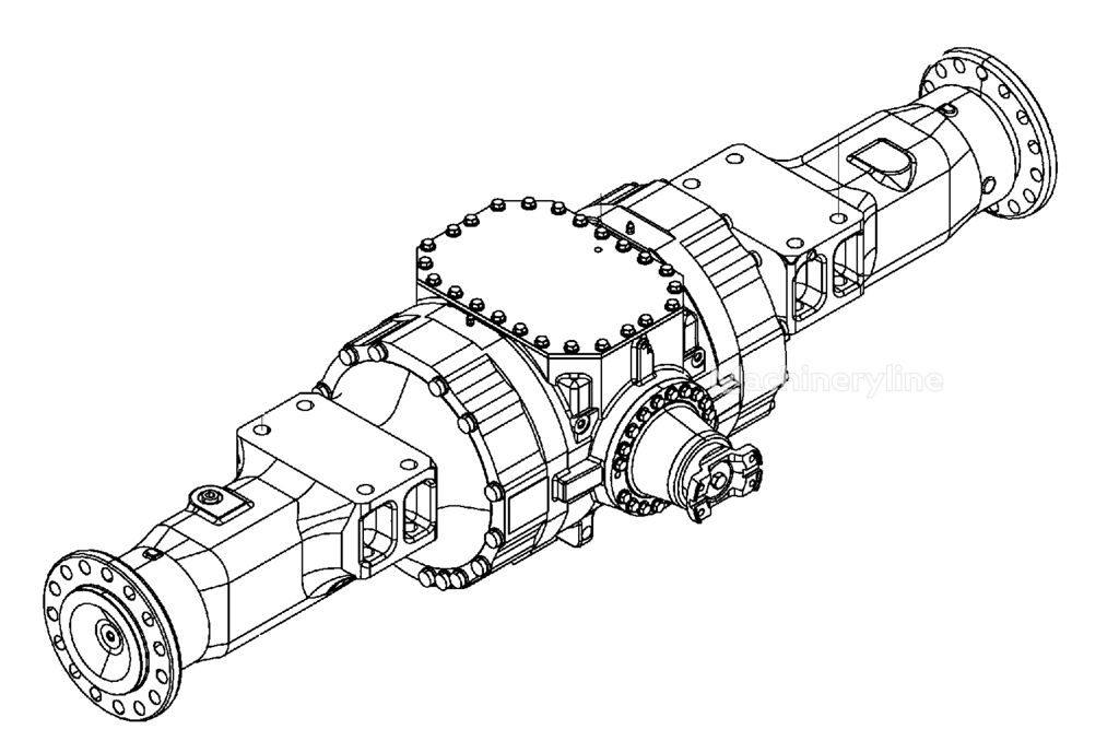 Hitachi 163F3-00031 163F3-00031 zadnji most za Hitachi ZW180 prednjeg utovarivača