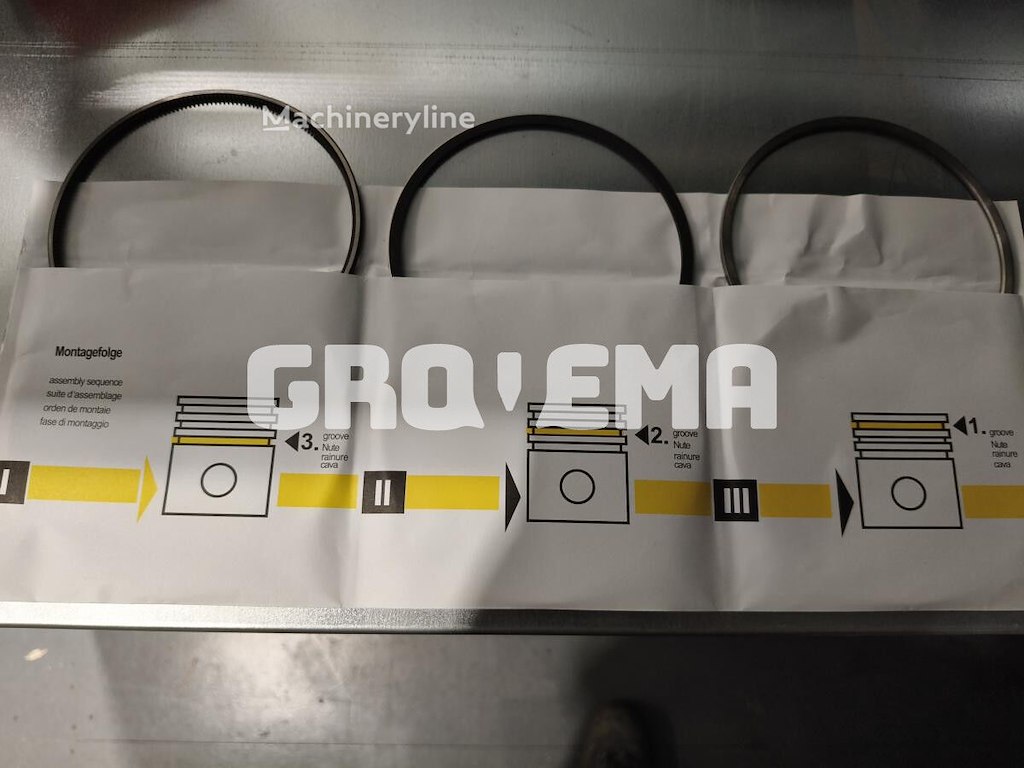 Liebherr Piston Ring Set D934/D936 (10472347) 9080686 klipni prsten za građevinske mašine