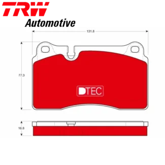 Kočione pločice prednje Chevrolet Corvette VW Touareg 12-19 TRW