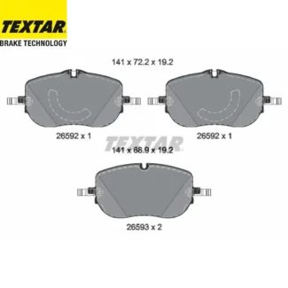 Kočione pločice prednje Mercedes C All-Terrain C T-Model C 1.5H/2.0DH 03.21- Textar