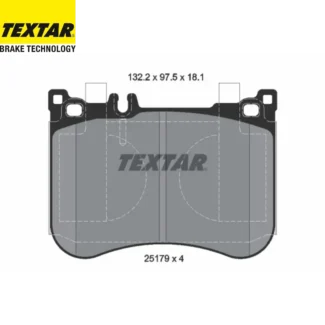 Kočione pločice prednje Mercedes CLS E S 12- Textar