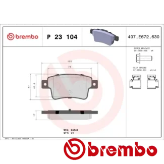 Kočione pločice prednje T Fiat Punto 1.4 16V 1.9 JTD 02-06 Brembo
