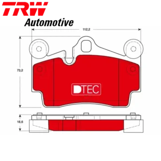 Kočione pločice zadnje ceramic 3.0-6.0D Audi Q7 Porsche Cayenne 07-15 TRW