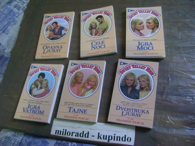 Sweet Valley High,komplet 6 knjiga