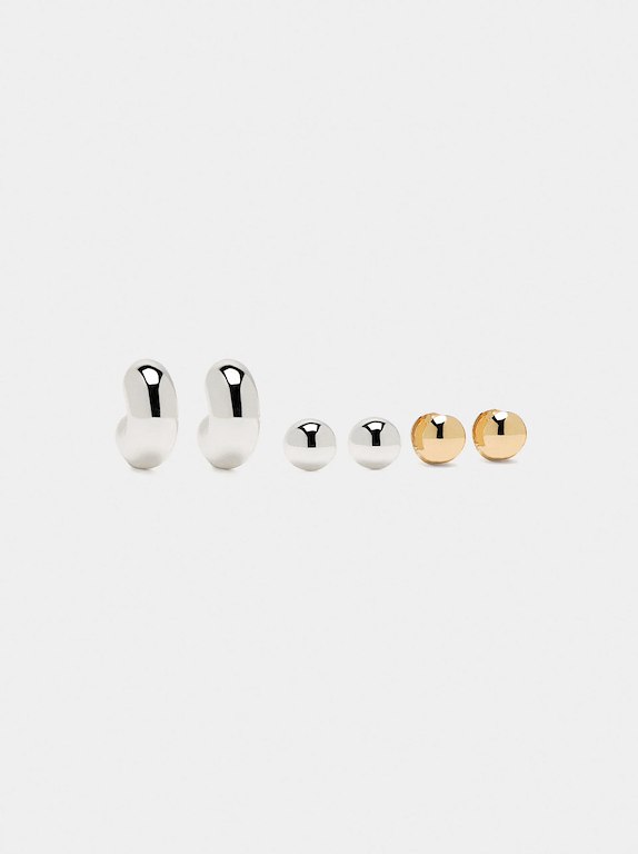 BICOLOR SET OF EARRINGS