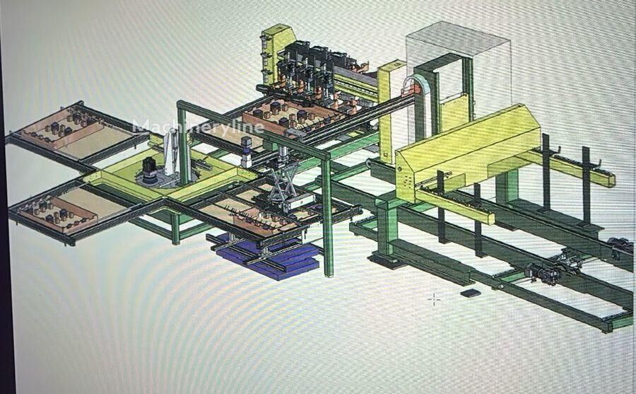 Sysmathick RPA9 machine for pallet production + stacker druga mašina za obradu drveta