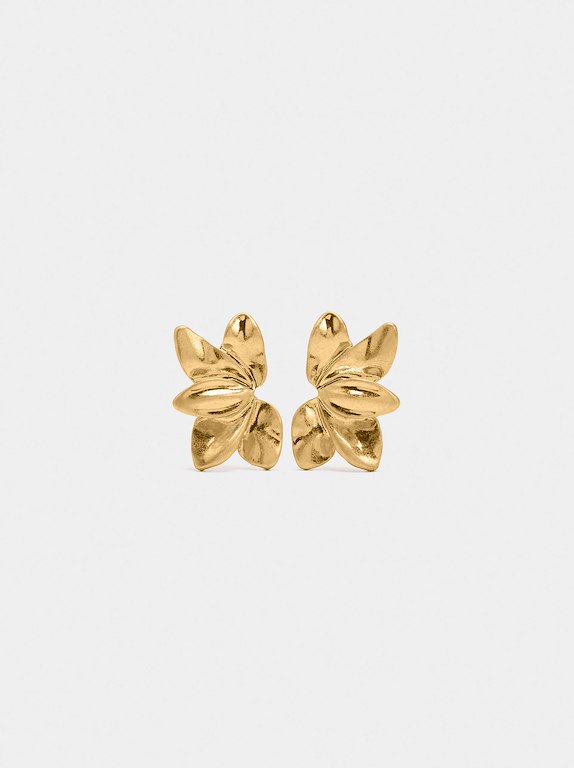 HALF-FLOWER EARRINGS