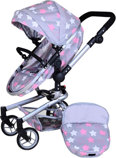 KOLICA BOONK STAR GREY PINK