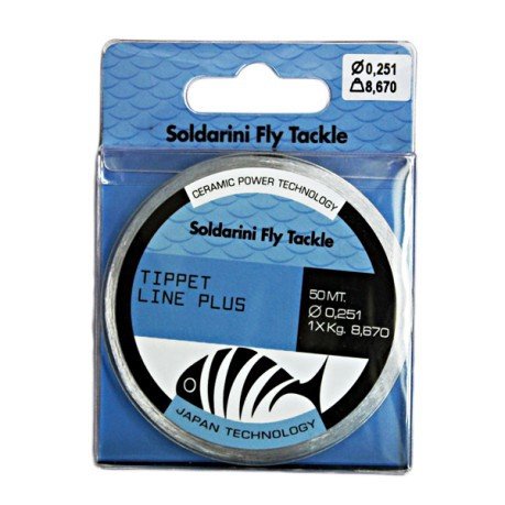 SOLDARINI FLY TACKLE TIPPET LINE PLUS 50M 0.162MM