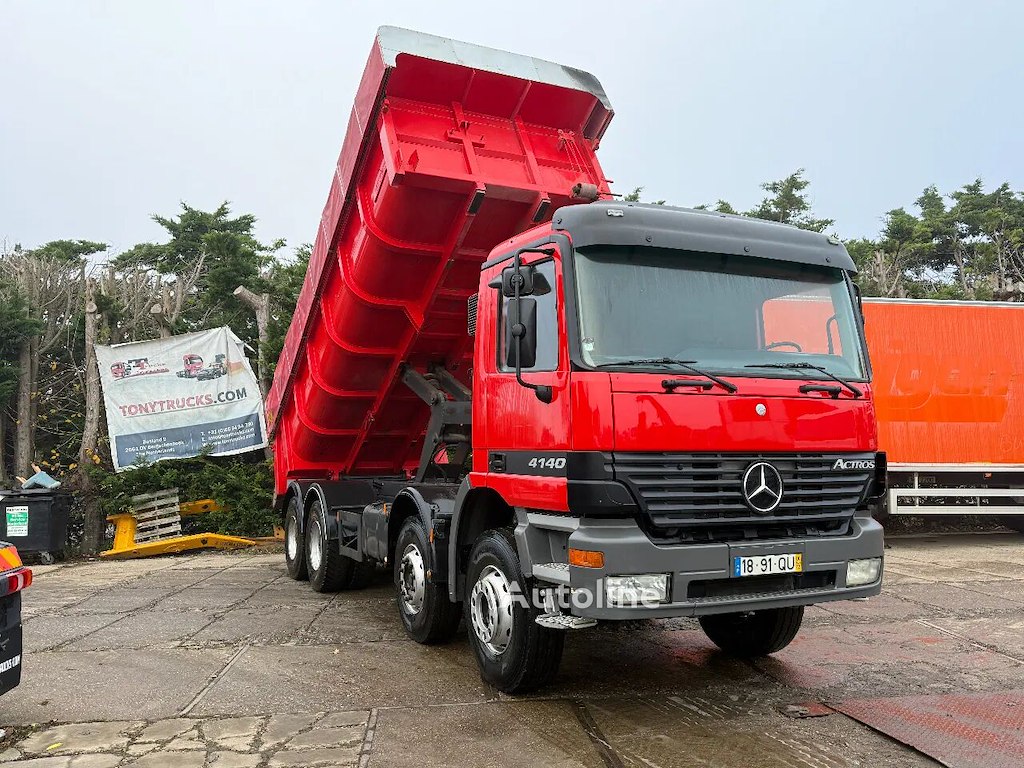 Mercedes-Benz Actros 4140 V6 8X4 Tipper Spring/Spring Man. Gear*TOP CONDITION* kiper