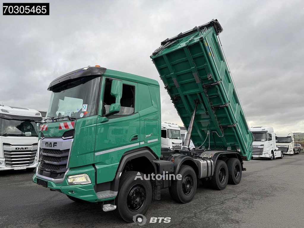 Novi DAF XF 530 8X4 NEW Meiller 3 sided tipper Big-Axle Intarder Automati kiper