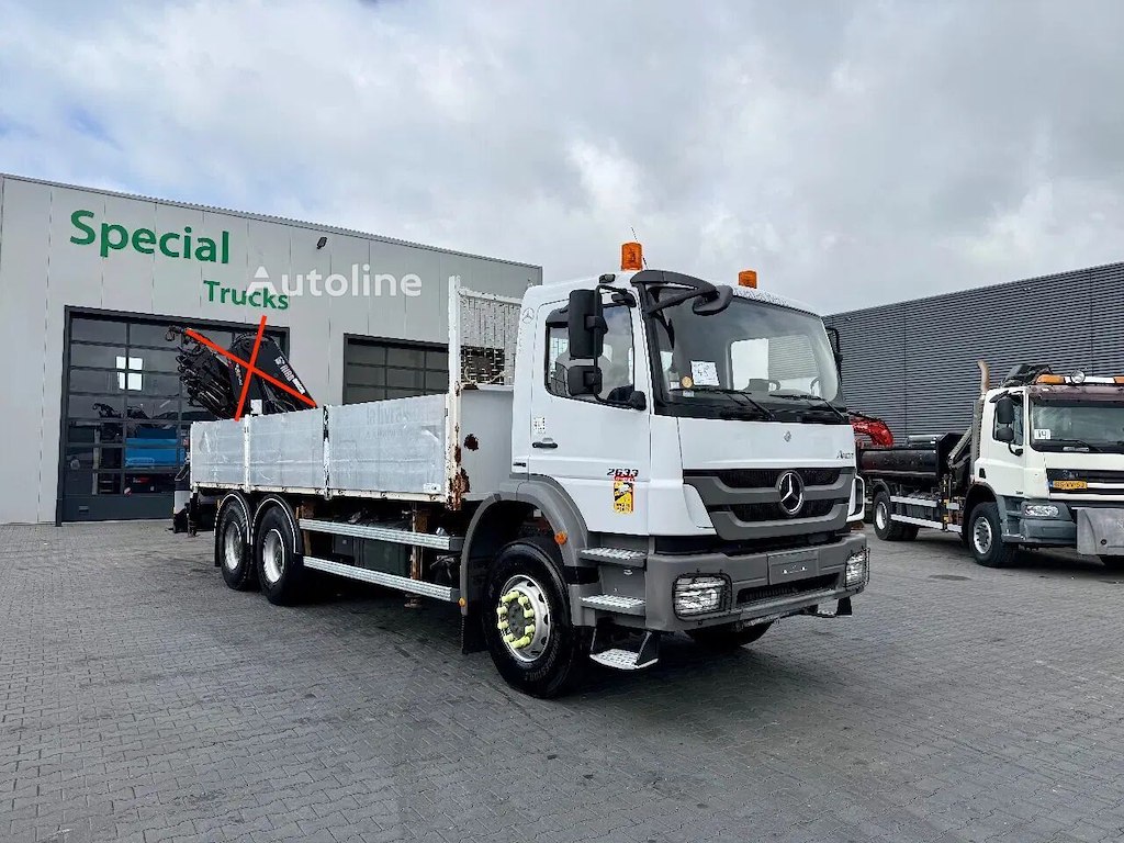 Mercedes-Benz Axor 2633 6x4 / Euro 5 kamion s ravnom platformom