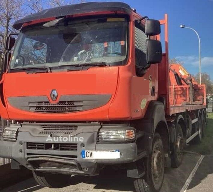 Renault Kerax 430.32 DXI kamion s ravnom platformom