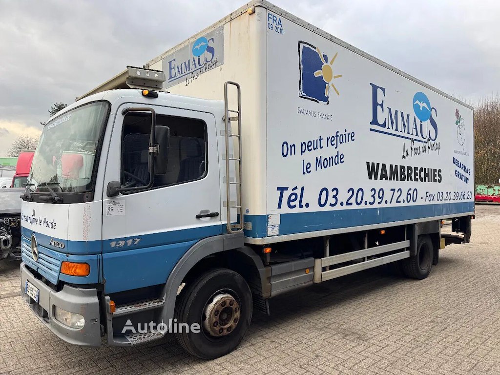 Mercedes-Benz Atego 1317 **FULL STEEL-A LAMES-FRENCH TRUCK** kamion furgon