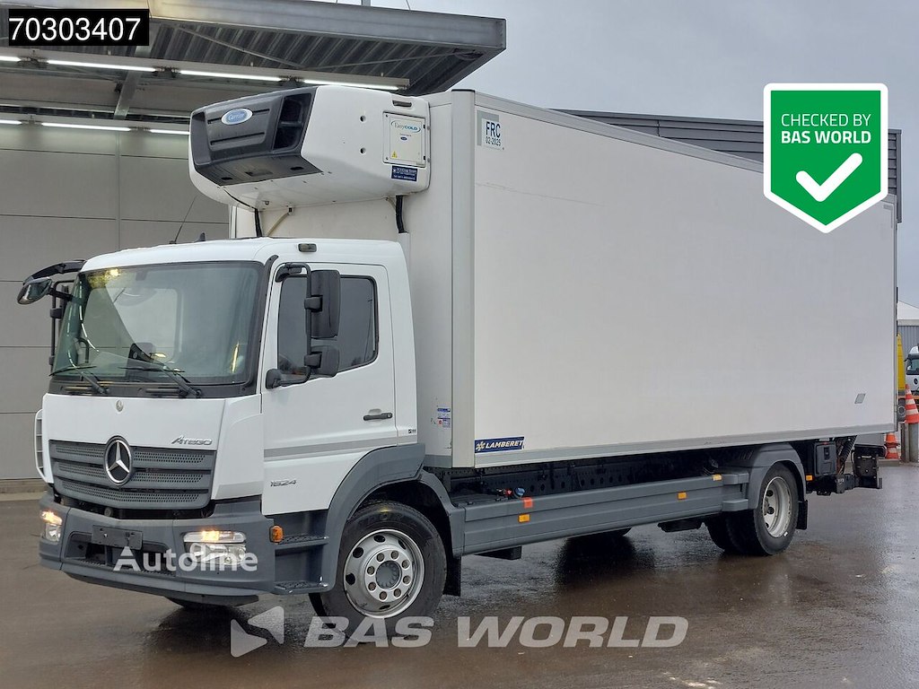 Mercedes-Benz Atego 1624 4X2 Damaged box! Carrier Supra 1250 1500kg Ladebordwa kamion hladnjača